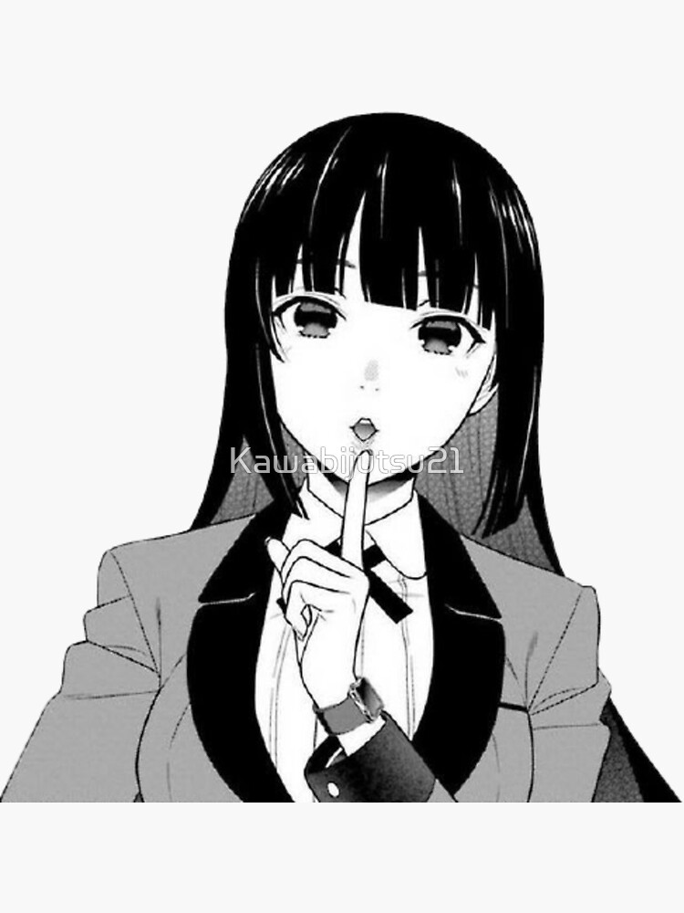 "Jabami ! Shhhhh!" Sticker for Sale by Kawabijutsu21 | Redbubble