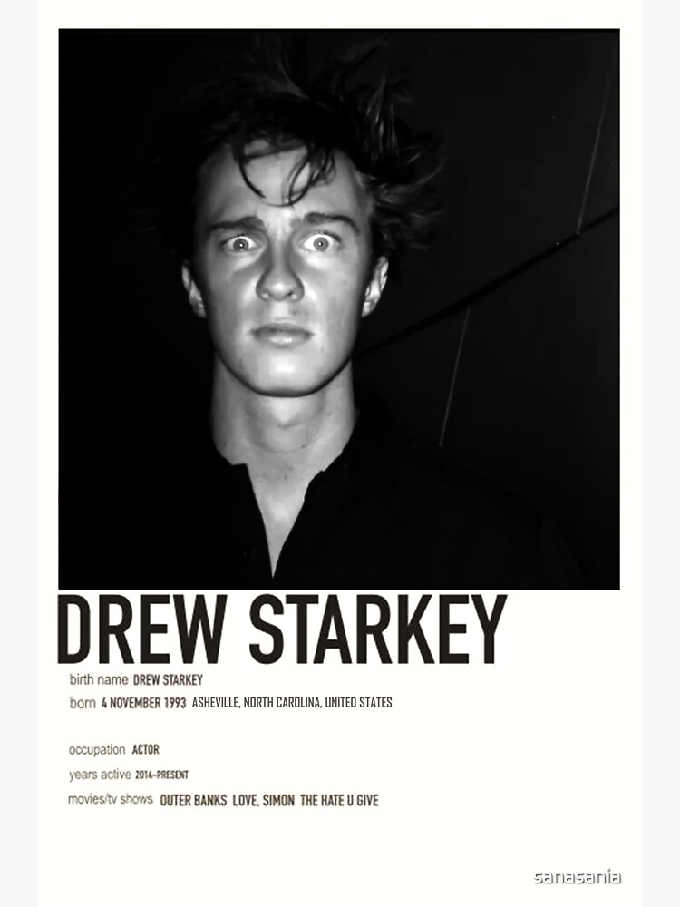 "Drew Starkey" Sticker for Sale by sanasania | Redbubble