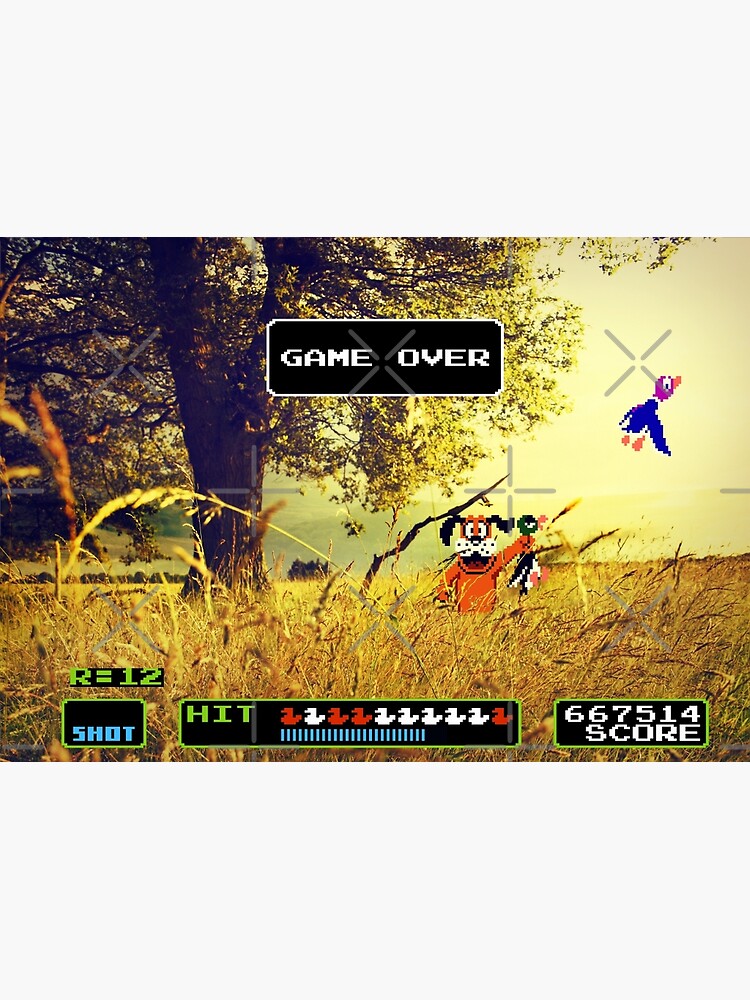 "Duck Hunt pixel art" Poster by smurfted | Redbubble