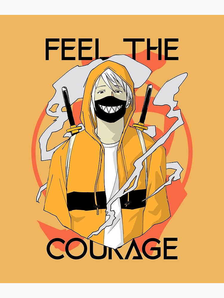 "Courage Urban Themed Streetwear" Poster for Sale by Storopia | Redbubble