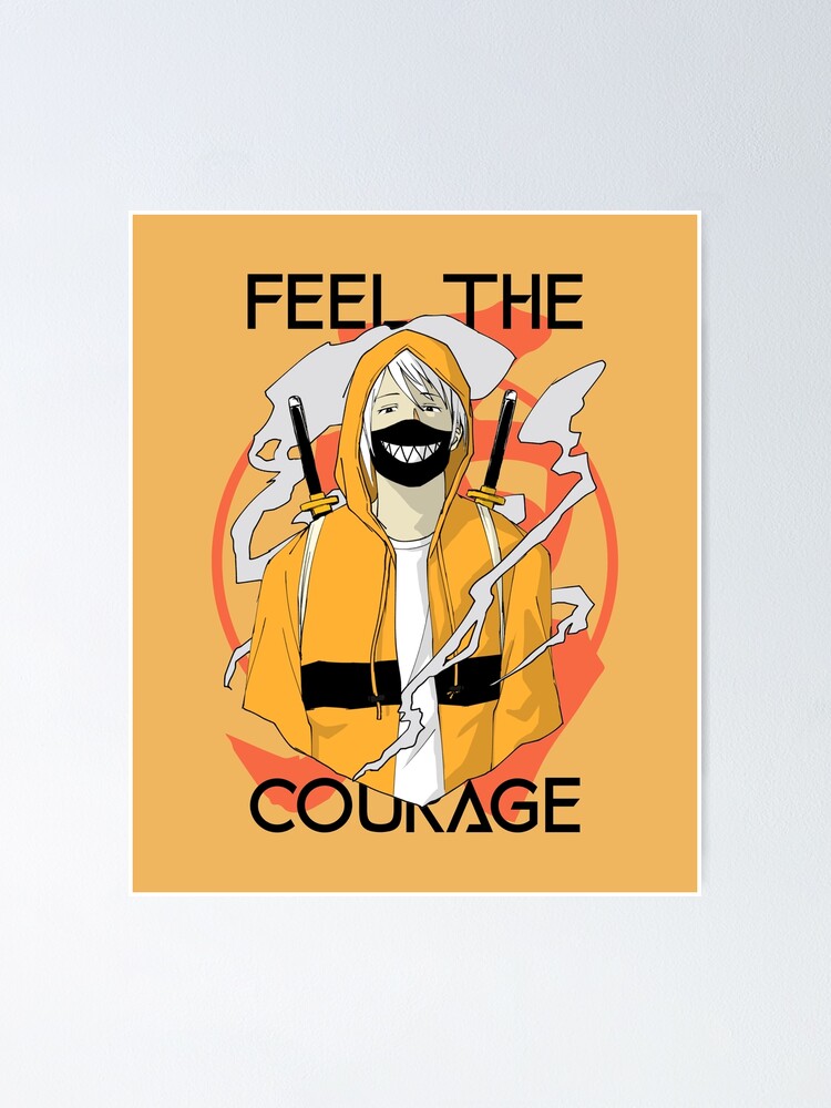 "Courage Urban Themed Streetwear" Poster for Sale by Storopia | Redbubble