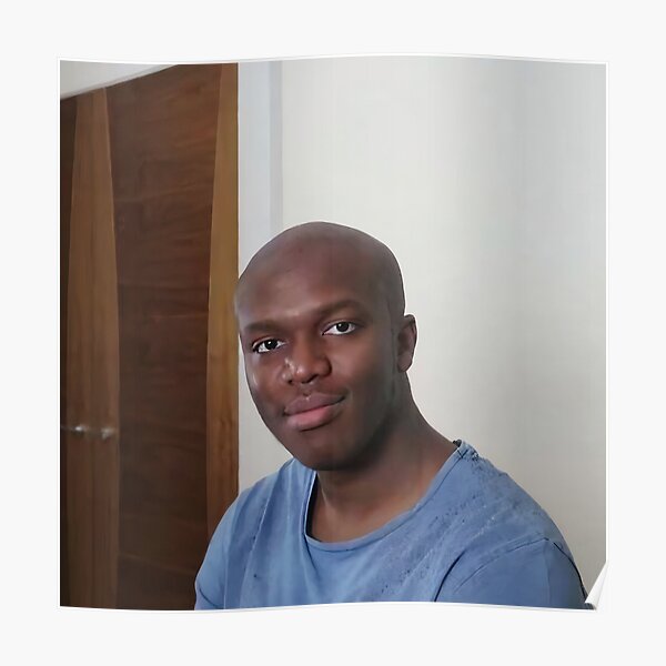 "KSI Bald Meme" Poster for Sale by bigjimmy72 | Redbubble