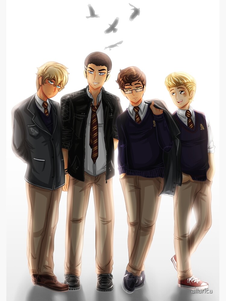 "The Raven Boys" Art Print by allarica | Redbubble