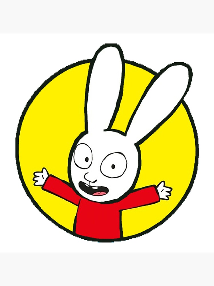 Simon The Rabbit Premium Matte Vertical Poster sold by Isabela Lopes ...