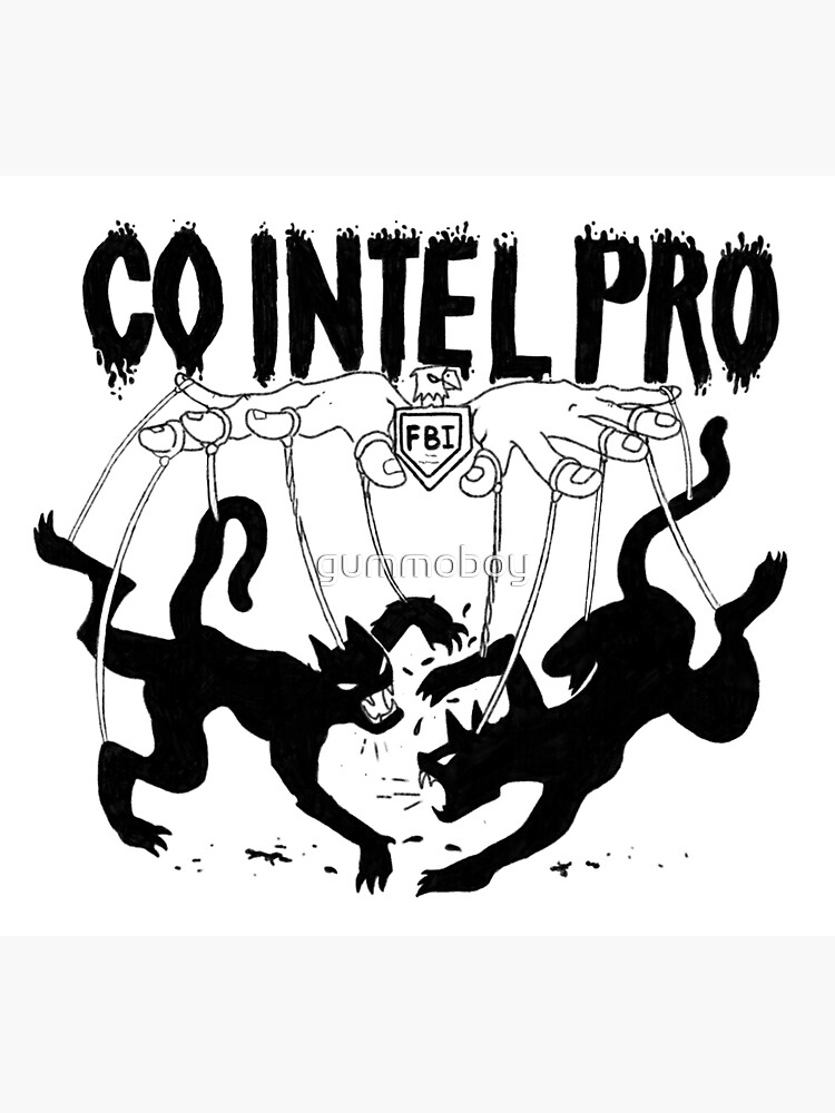 "COINTELPRO" Sticker for Sale by gummoboy | Redbubble
