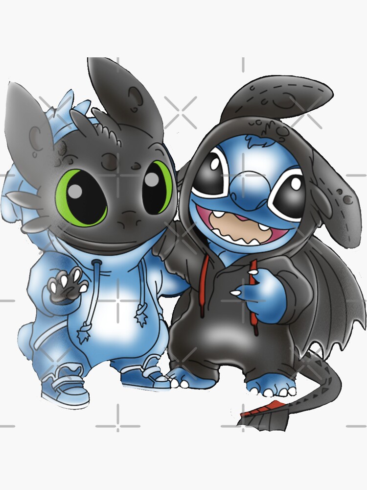 "toothless stitch" Sticker for Sale by artask | Redbubble
