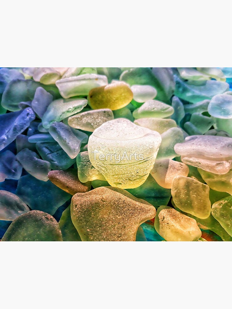 Sea Glass Rainbow Colors Variety Collection Premium Matte Vertical ...