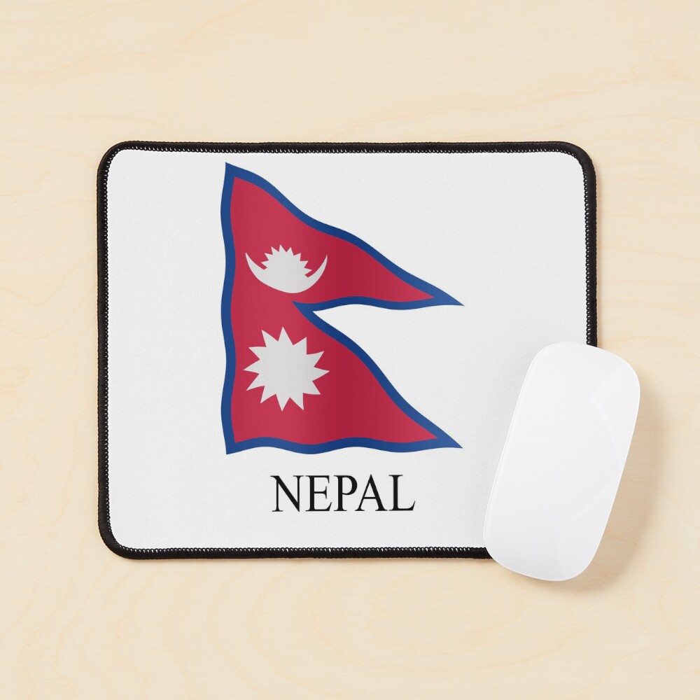 "Nepali flag" Sticker for Sale by stuwdamdorp | Redbubble