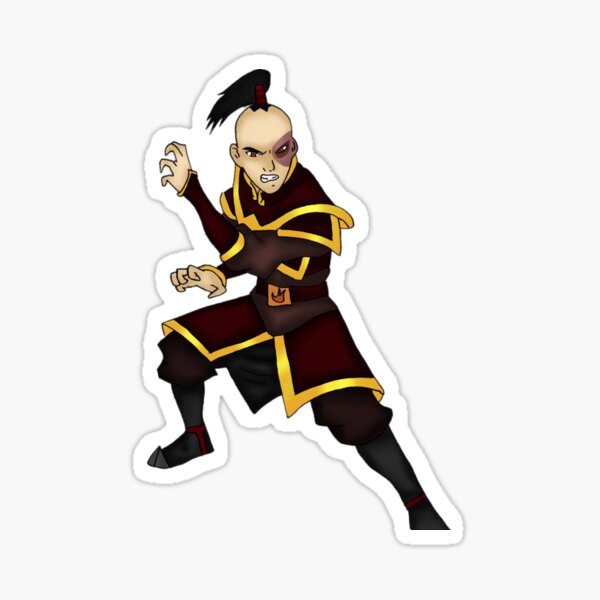 "Prince Zuko Avatar" Sticker for Sale by Design-Busuk | Redbubble