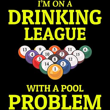 "Billiards Game Pool Player Cue Ball Sport Funny Saying" Sticker for ...