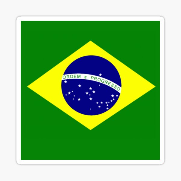 "BRAZIL" Sticker for Sale by Caatinga | Redbubble