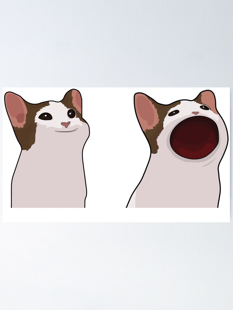 "POPCAT" Poster for Sale by Art Wear | Redbubble