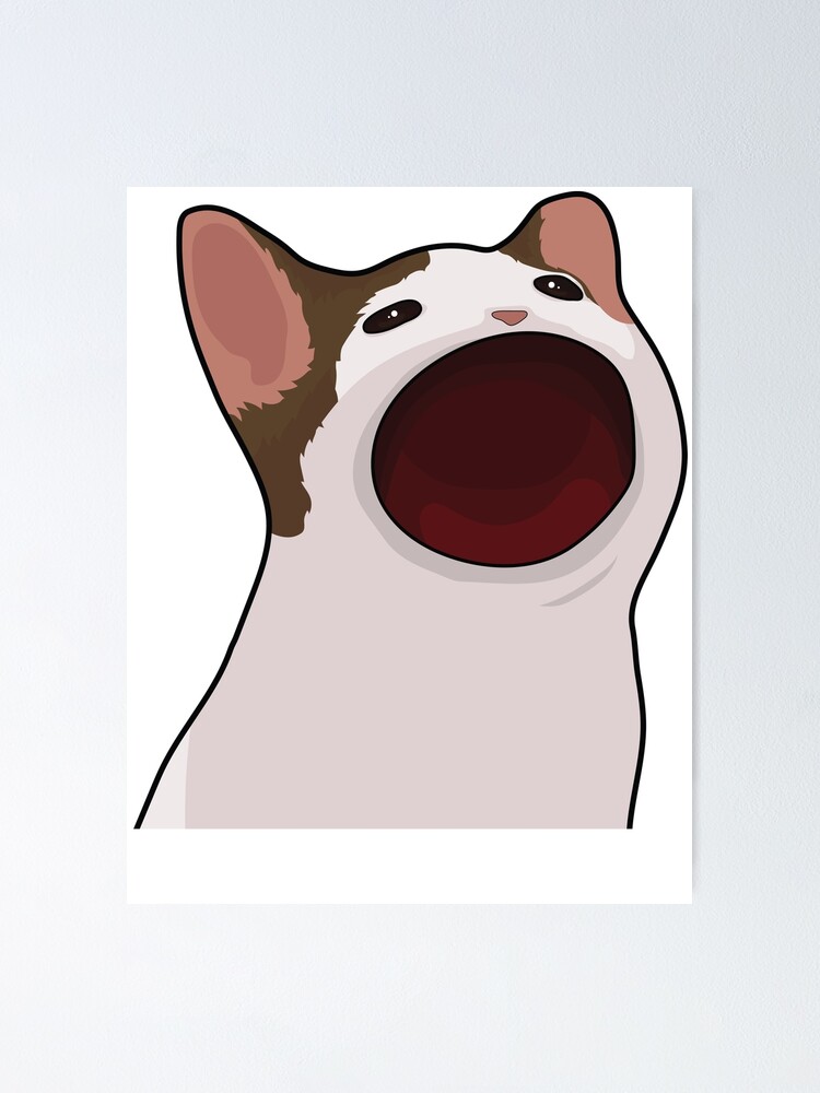 "POPCAT" Poster for Sale by sidali720 | Redbubble