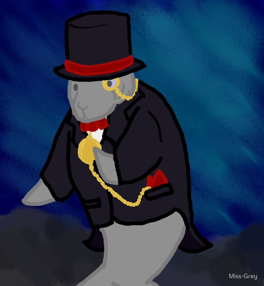 "Dapper Dandy Manatee" by Miss-Grey | Redbubble
