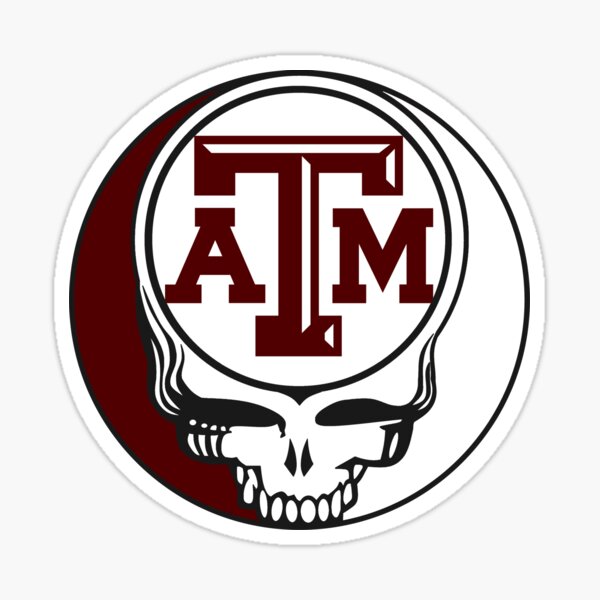 "A&M stealie" Sticker for Sale by RedbeardRanger | Redbubble