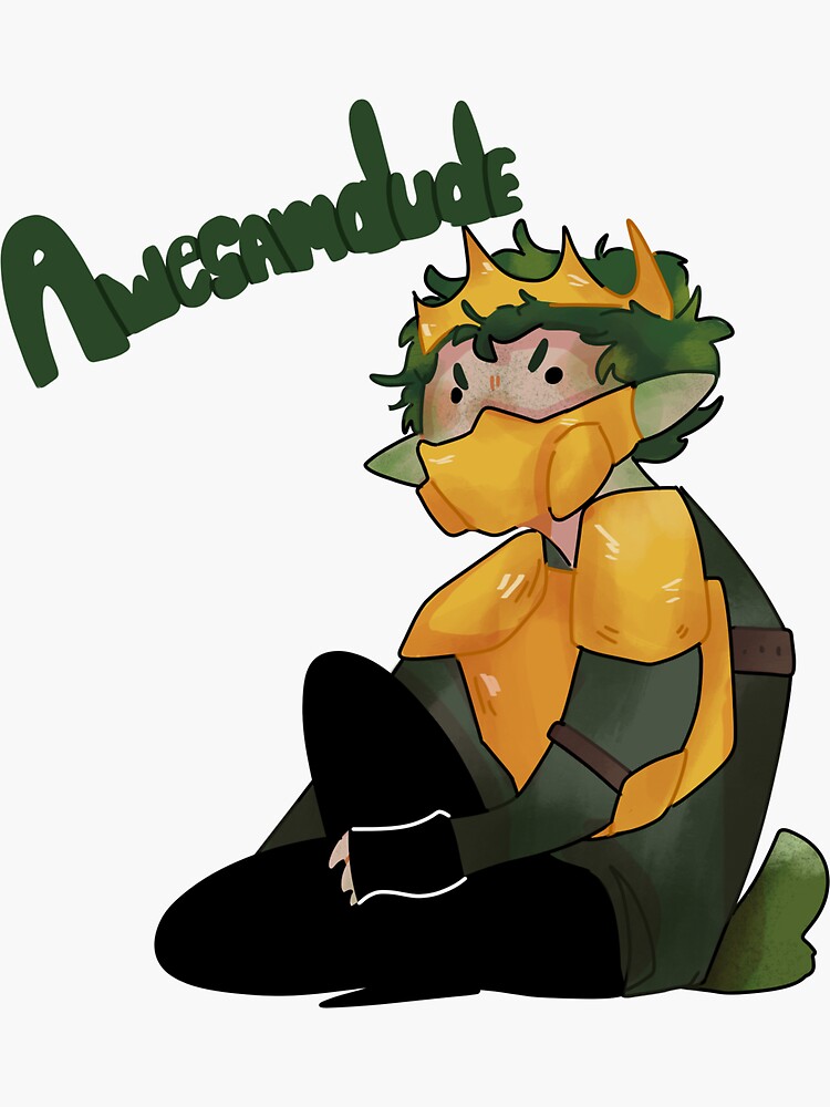 "[Villain Collection] Awesamdude!" Sticker for Sale by cowboyaussie ...