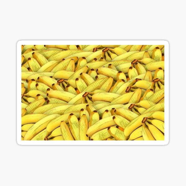 " Banana fruit healthy food" Sticker by Rozanasarmanho | Redbubble