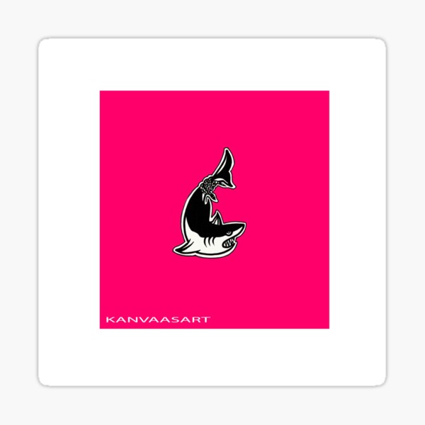 "Jaws Sticker" Sticker for Sale by Kanvaas | Redbubble