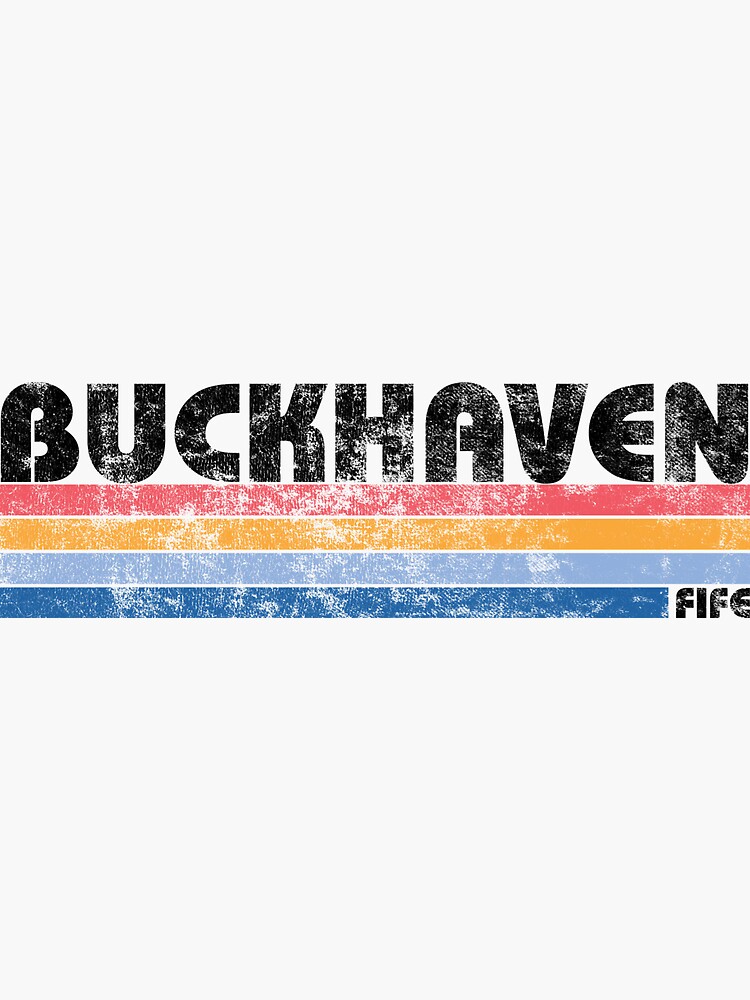 "Buckhaven, Fife, Scottish Town" Sticker for Sale by kestrelsalmon ...