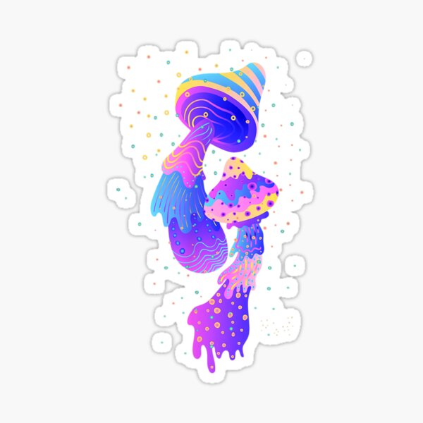 "Pilze Psytrance Mushrooms Psychedelic " Sticker for Sale by KingPower ...