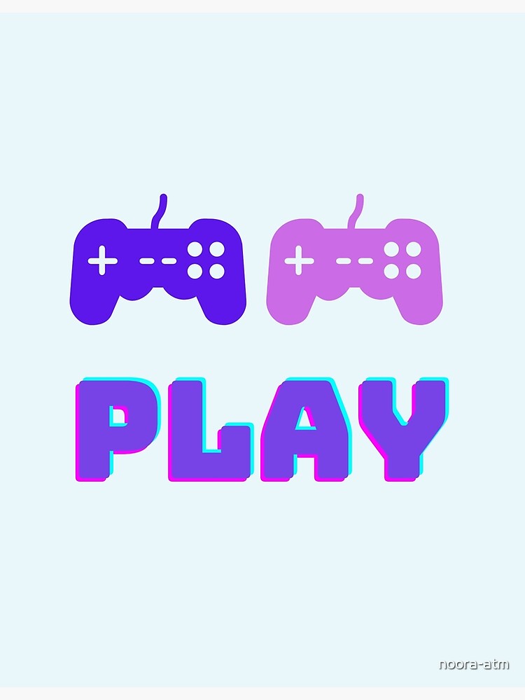 "gaming design controller pink and purple " Poster for Sale by noora ...