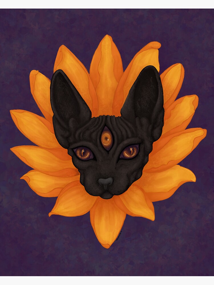 "Goblin flower" Sticker for Sale by Whatevski | Redbubble