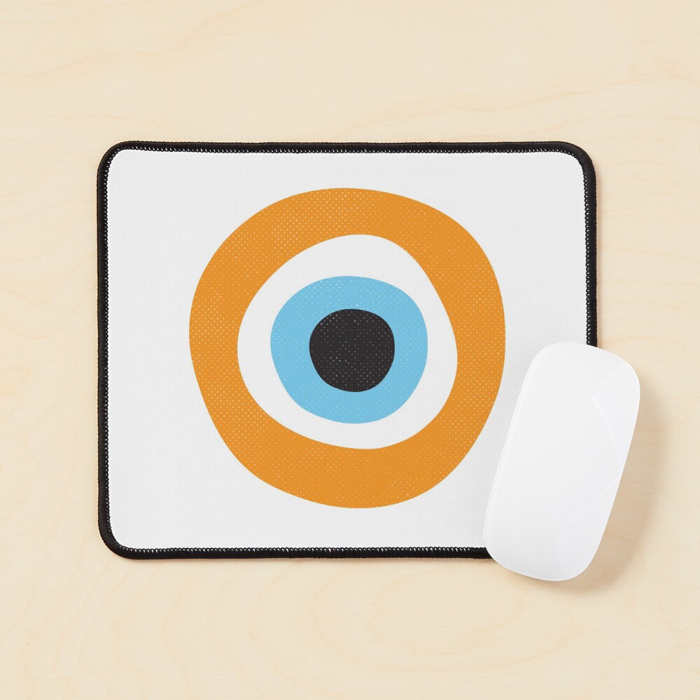 "Orange Evil Eye Symbol" Sticker for Sale by inogitna | Redbubble