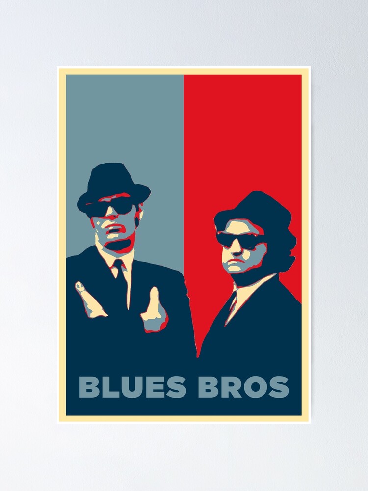 "Blues Bros POSTER" Poster by C-S-M | Redbubble