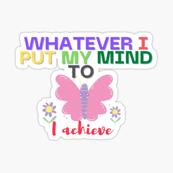 " positive mindset - unique daily motivation" Sticker for Sale by ...