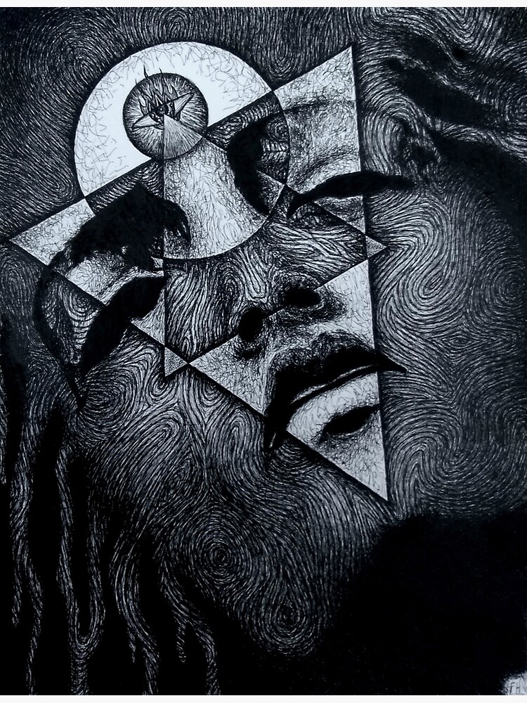 Poster « Last Embers - Dessin à l'encre de Frank Heiler », par ...