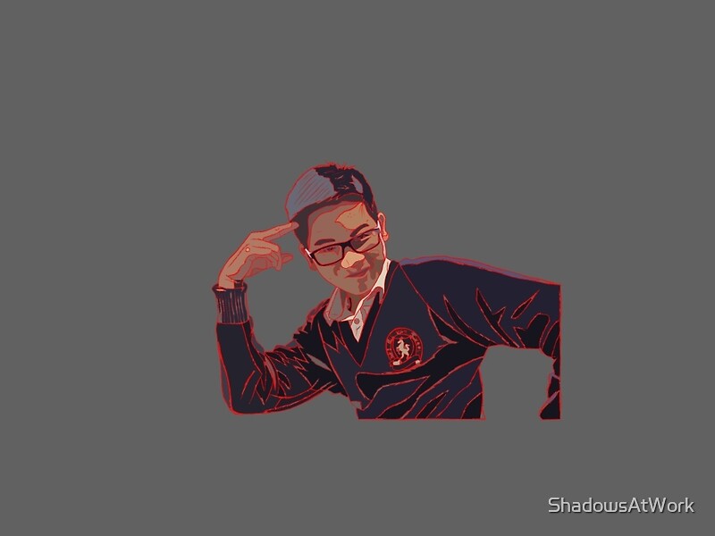 "Digital sketch of Regan Jong - Grey back" by ShadowsAtWork | Redbubble