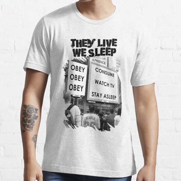 "They Live Movie Tshirt" T-shirt for Sale by Zshan | Redbubble | they ...