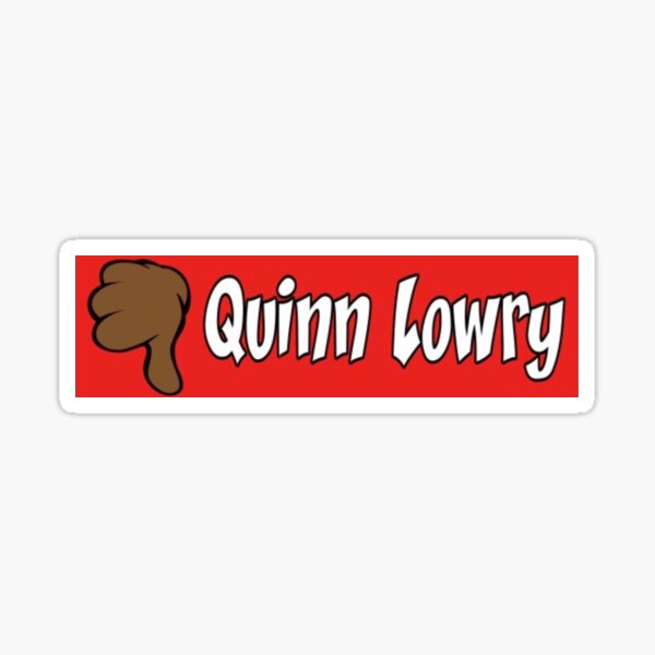 "Quinn Lowry dislike thumb" Sticker for Sale by javis808 | Redbubble