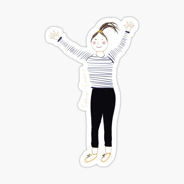 "Happy Chappy" Sticker for Sale by tuicreative | Redbubble