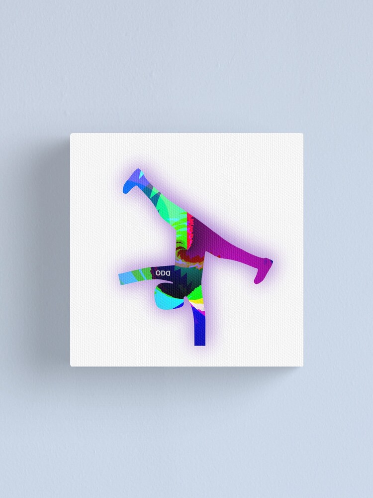 "dancer pixel art comic style futuristic cubism" Canvas Print for Sale ...