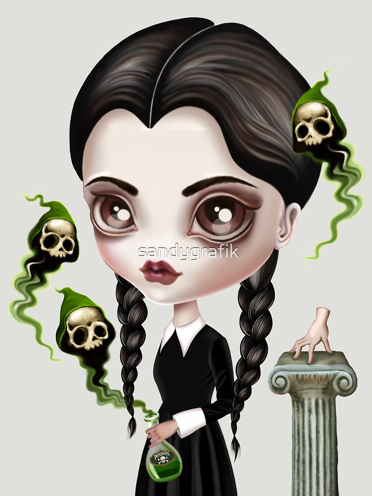 "Be Afraid (Wednesday)" T-shirt for Sale by sandygrafik | Redbubble ...