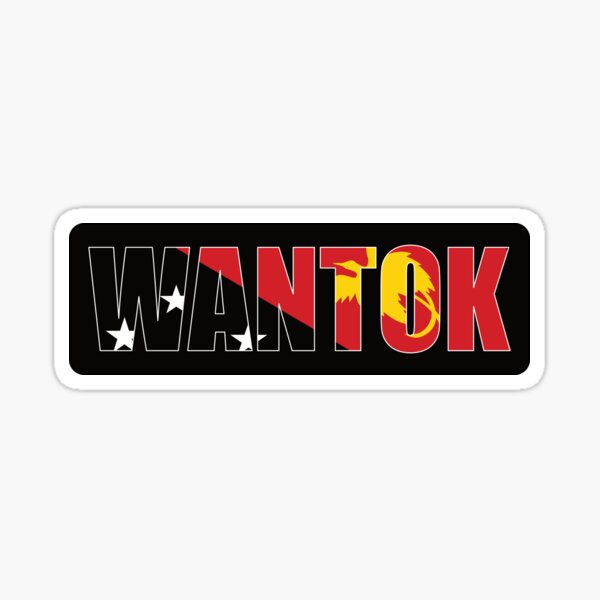 "Wantok PNG - Papua New Guinea" Sticker for Sale by PNG-pikinini ...
