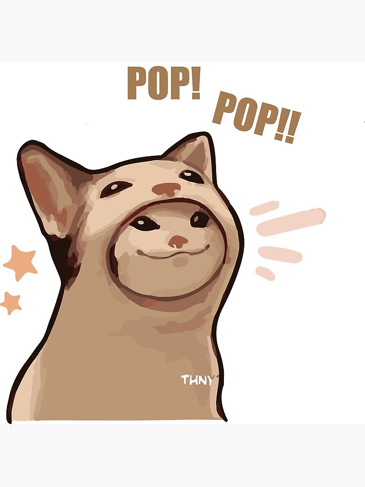 "Pop Cat" Poster for Sale by chay-cca | Redbubble