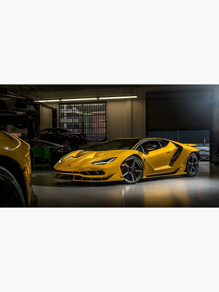 "yellow hypercar" Sticker for Sale by LunarEucalyptus | Redbubble