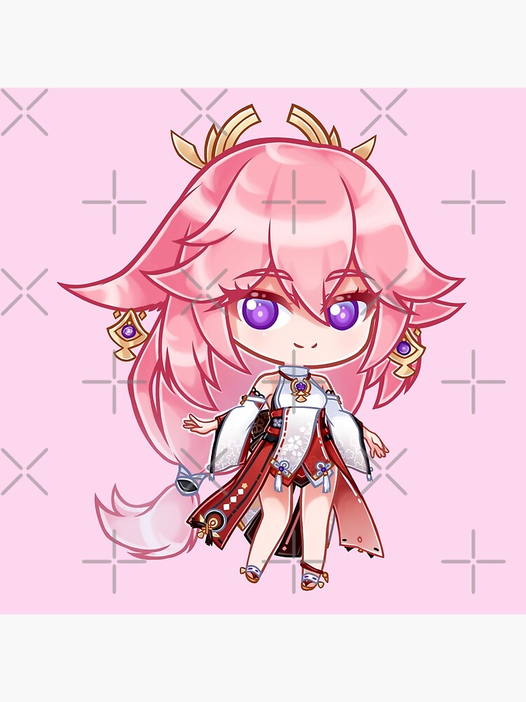 "Yae chibi" Poster for Sale by HellaKumii | Redbubble