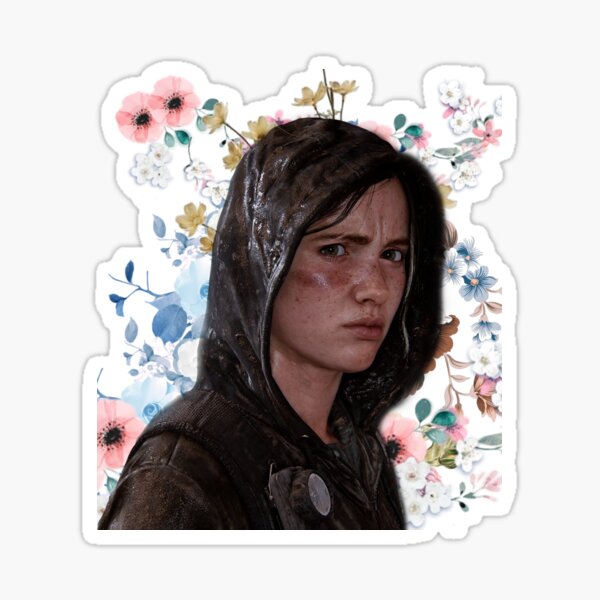 "Tlou2 Ellie Williams (Flowers)" Sticker for Sale by AwokenBear | Redbubble