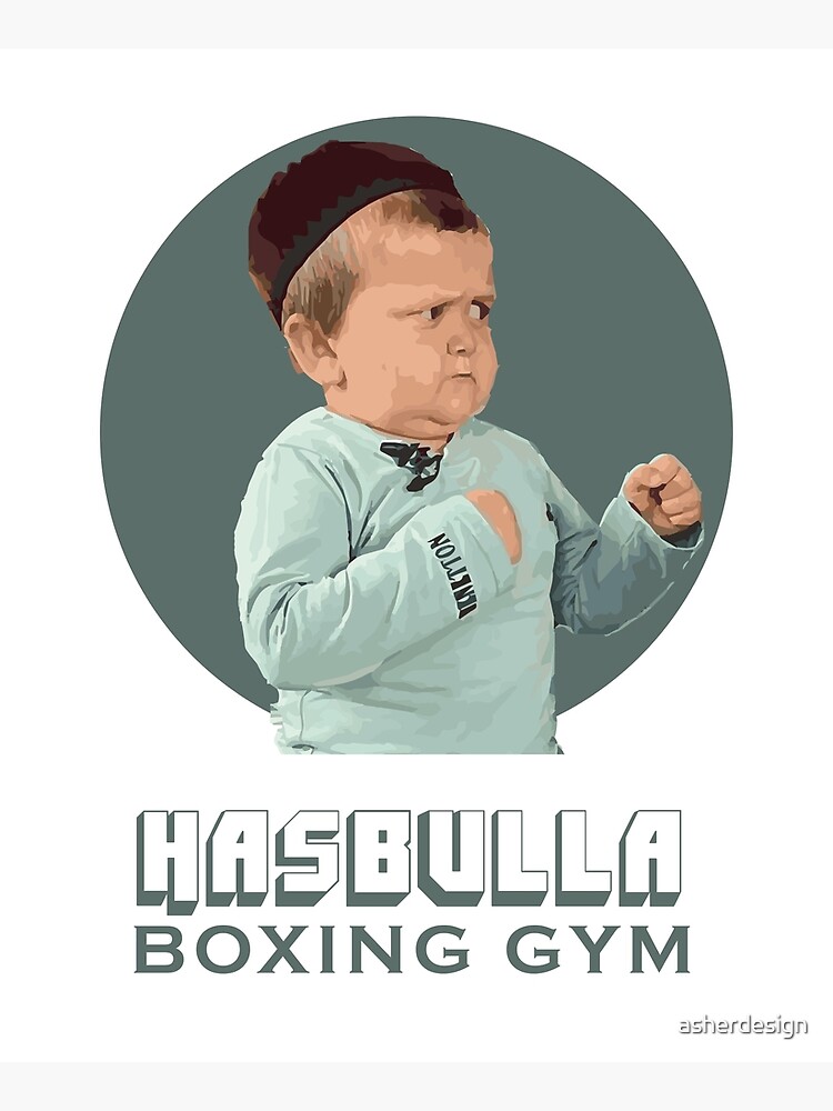 "Hasbulla Box-Fitnessstudio" Poster von asherdesign | Redbubble