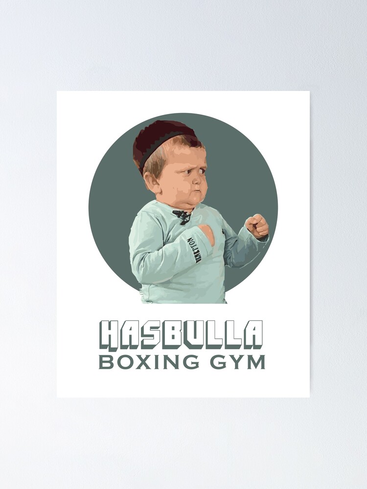 "Hasbulla Box-Fitnessstudio" Poster von asherdesign | Redbubble