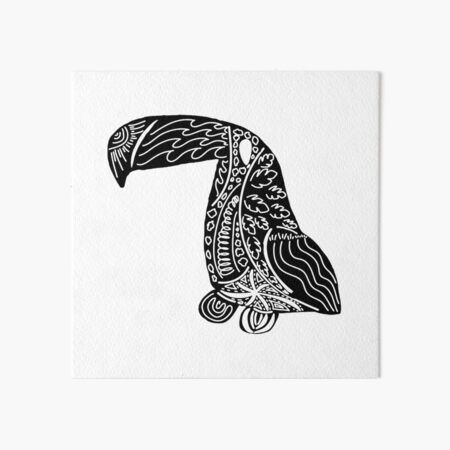 "Polynesian Toucan" Art Board Print for Sale by Finnzilla | Redbubble