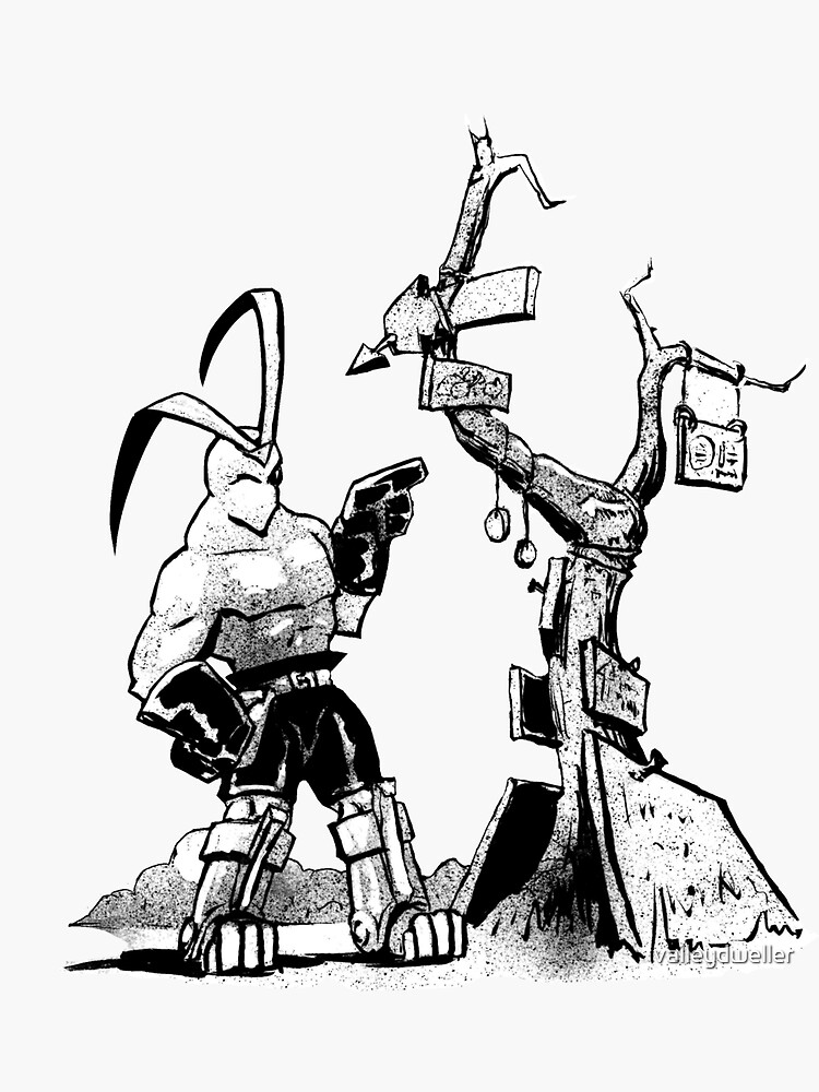 "Crooked" Sticker for Sale by valleydweller | Redbubble