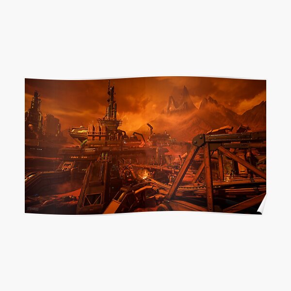"DOOM 2016 - Environment 3" Poster for Sale by Theenclave | Redbubble