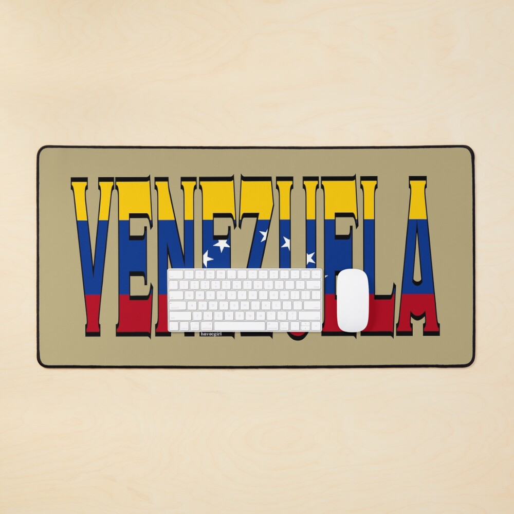 "Venezuela Font with Venezuelan Flag" Sticker for Sale by Havocgirl ...