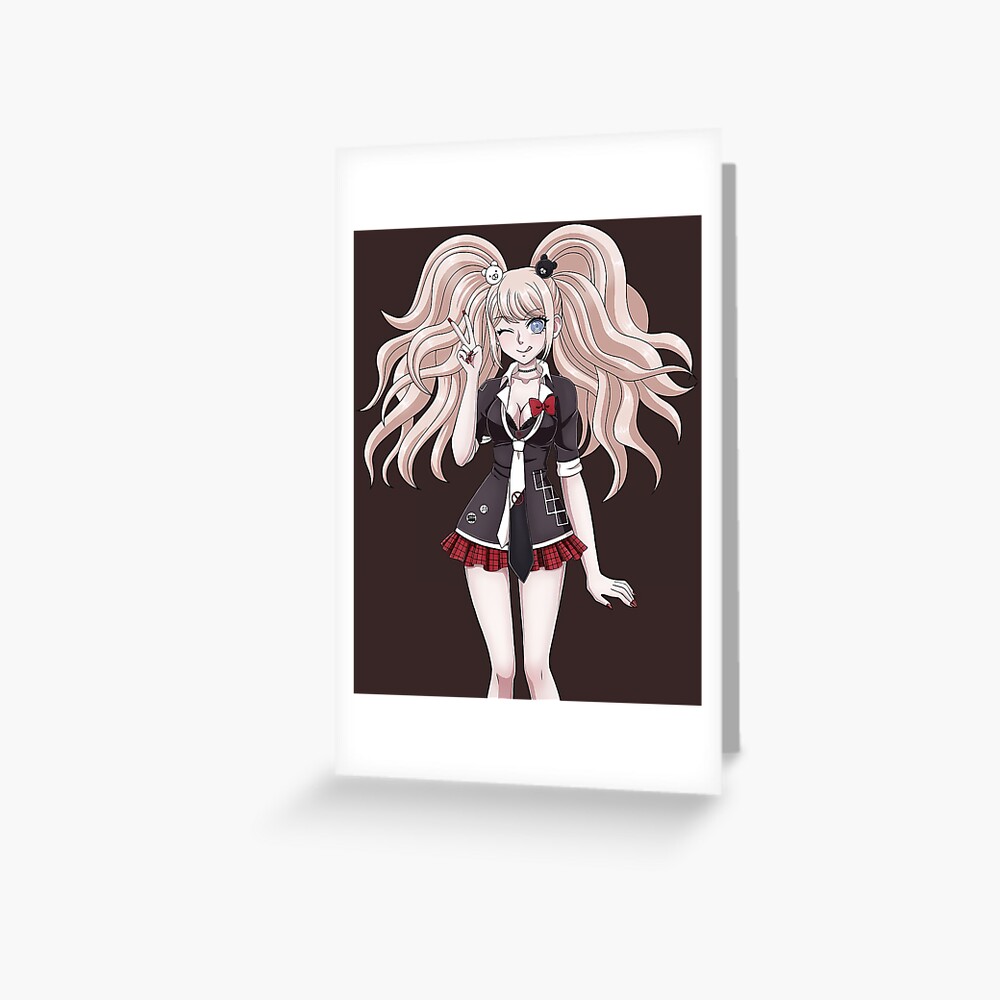 "Danganronpa Junko Enoshima - " Greeting Card by imamghazali | Redbubble