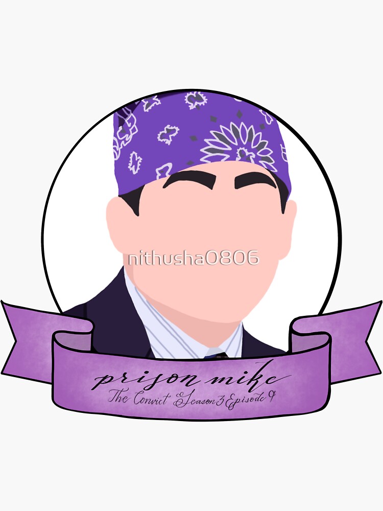 "Prison Mike" Sticker for Sale by nithusha0806 | Redbubble