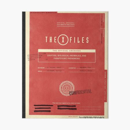 "The X-Files FBI Official Folder " Art Board Print for Sale by Exide ...